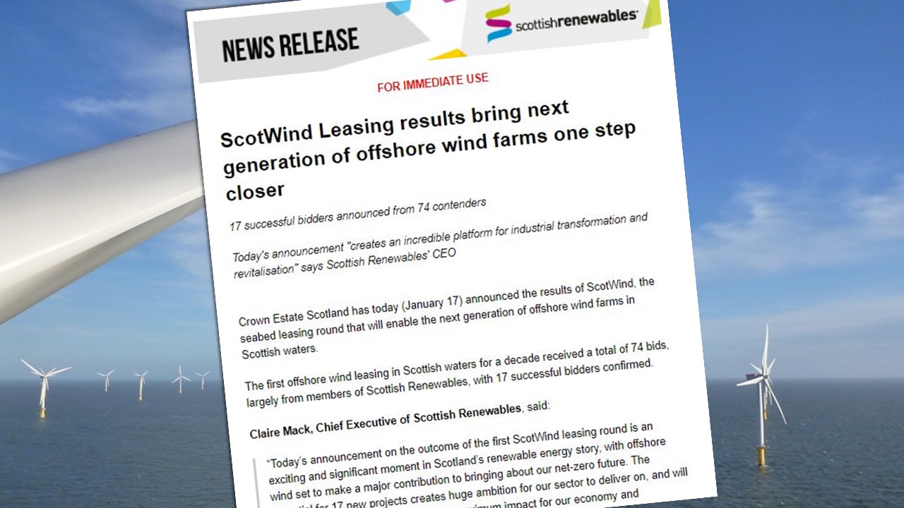 ScotWind Leasing results bring next generation of offshore wind farms ...
