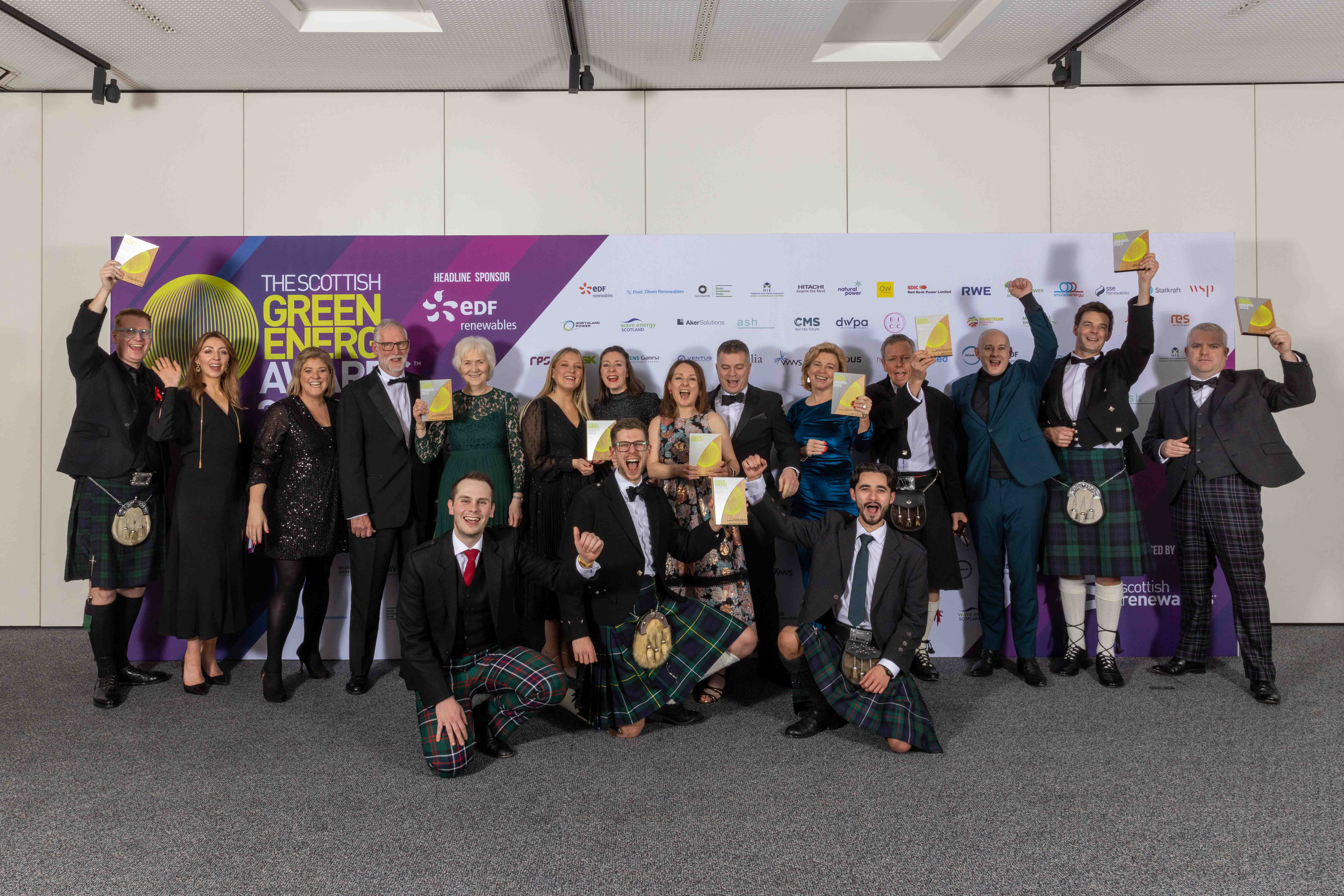 Renewable energy industry celebrates The Scottish Green Energy Awards